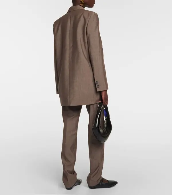 JOSEPH Allcroft Wool-mohair Blazer