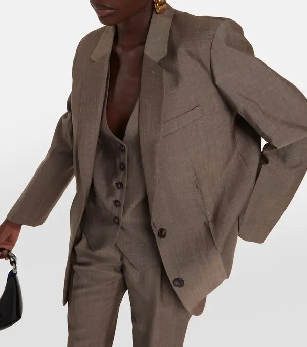 JOSEPH Allcroft Wool-mohair Blazer