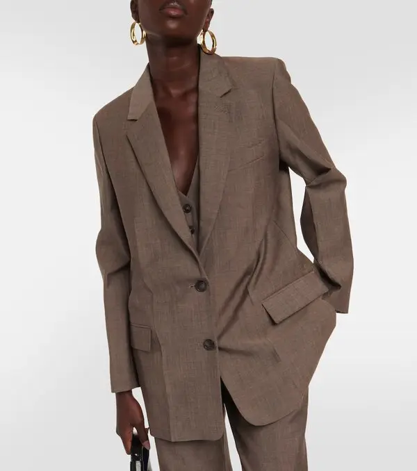 JOSEPH Allcroft Wool-mohair Blazer