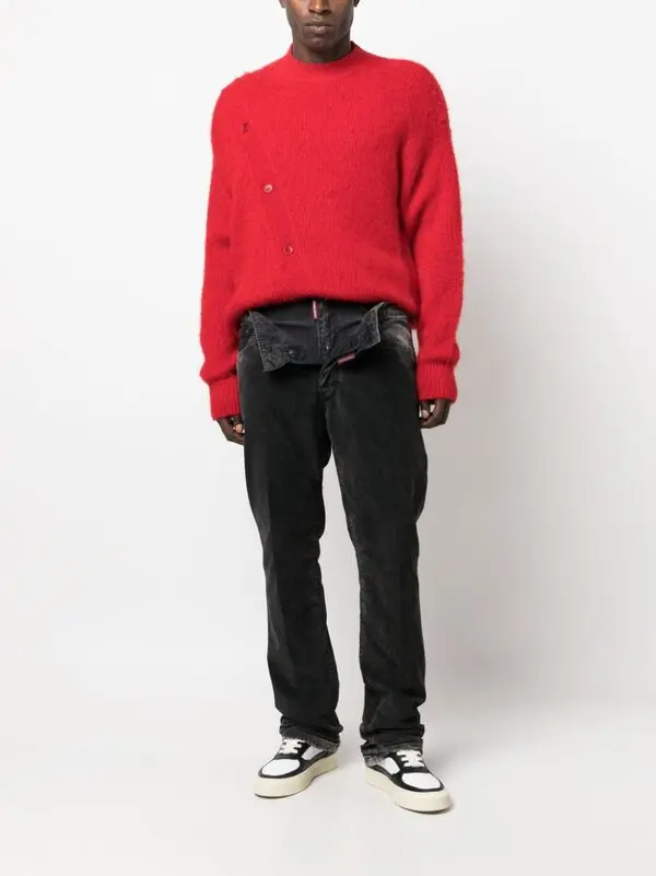 Dsquared2 Layered Mid-rise Straight-leg Jeans
