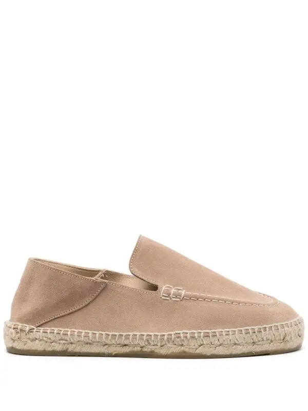 Manebí Suede Flat Espadrilles - Neutrals