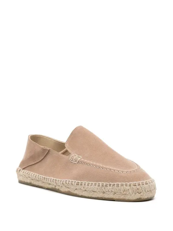 Manebí Suede Flat Espadrilles - Neutrals