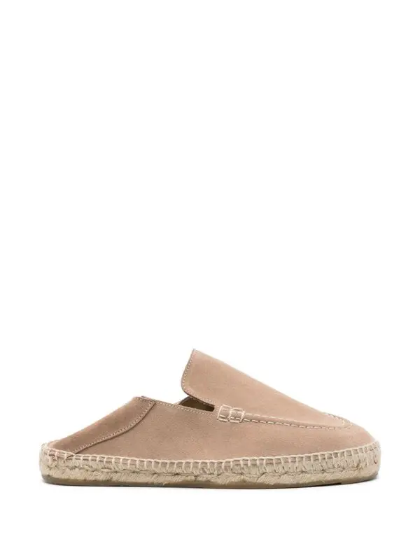 Manebí Suede Flat Espadrilles - Neutrals