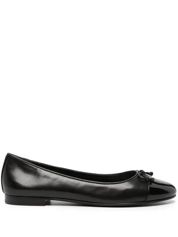 Tory Burch Cap-toe Ballet Flats - Black