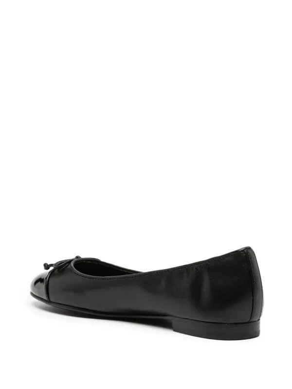 Tory Burch Cap-toe Ballet Flats - Black