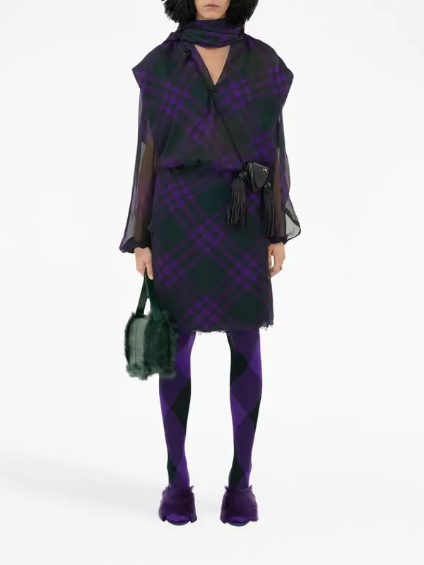 Burberry Check-pattern Kilt