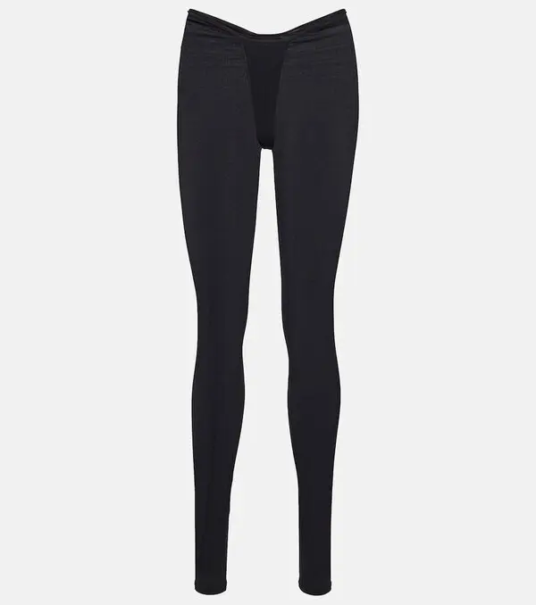 LAQUAN SMITH Low-rise Leggings