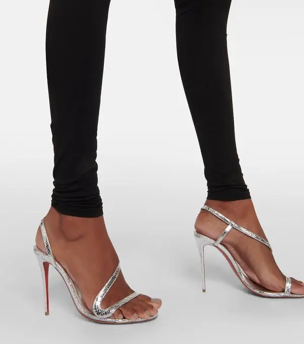 LAQUAN SMITH Low-rise Leggings
