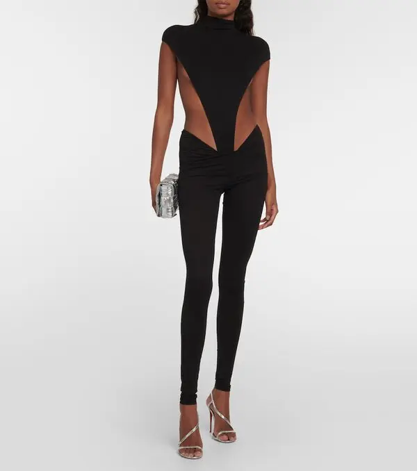 LAQUAN SMITH Low-rise Leggings