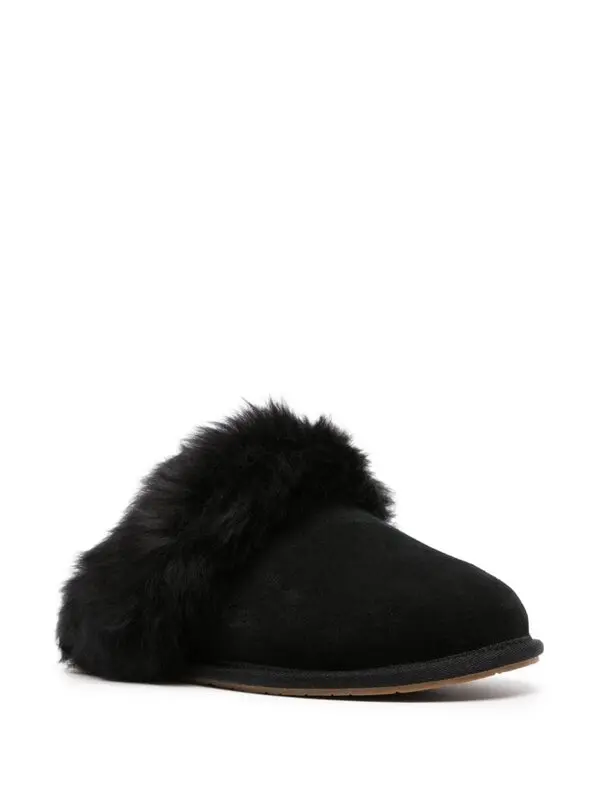 UGG Scuff Sis Shearling Slippers - Black