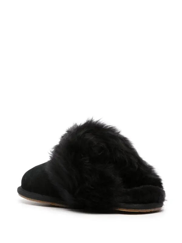 UGG Scuff Sis Shearling Slippers - Black