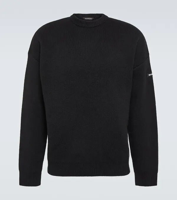 Balenciaga Oversized Wool-blend Sweater