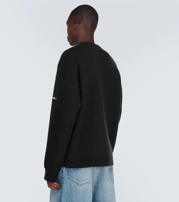 Balenciaga Oversized Wool-blend Sweater