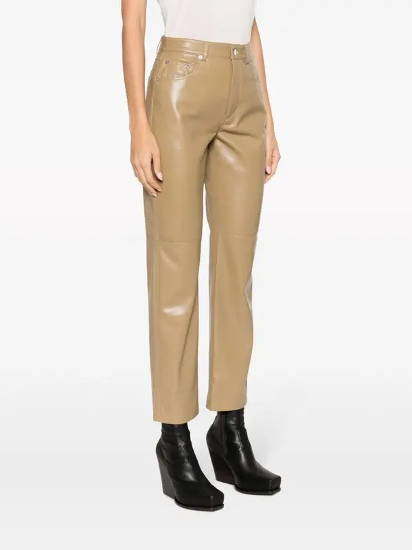 Nanushka Vinni Cropped Trousers - Brown