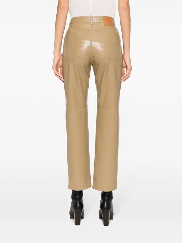 Nanushka Vinni Cropped Trousers - Brown