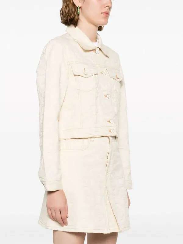 Casablanca Cropped Denim Jacket