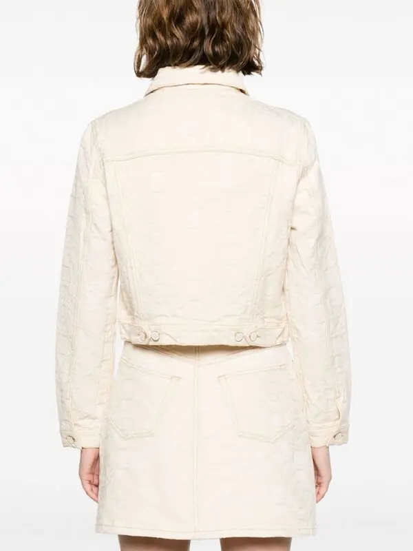 Casablanca Cropped Denim Jacket