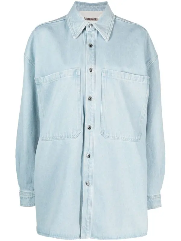 Nanushka Beaux Denim Shirt