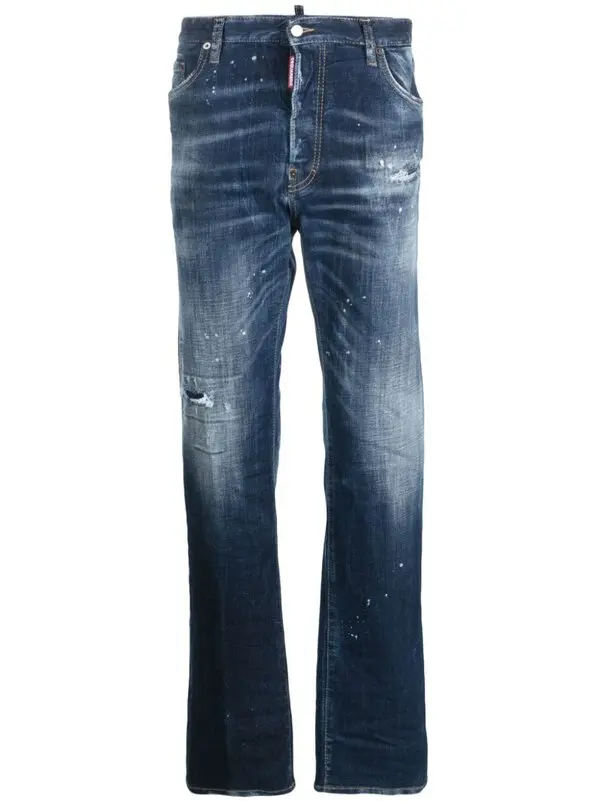 Dsquared2 Mid-rise Straight-leg Jeans