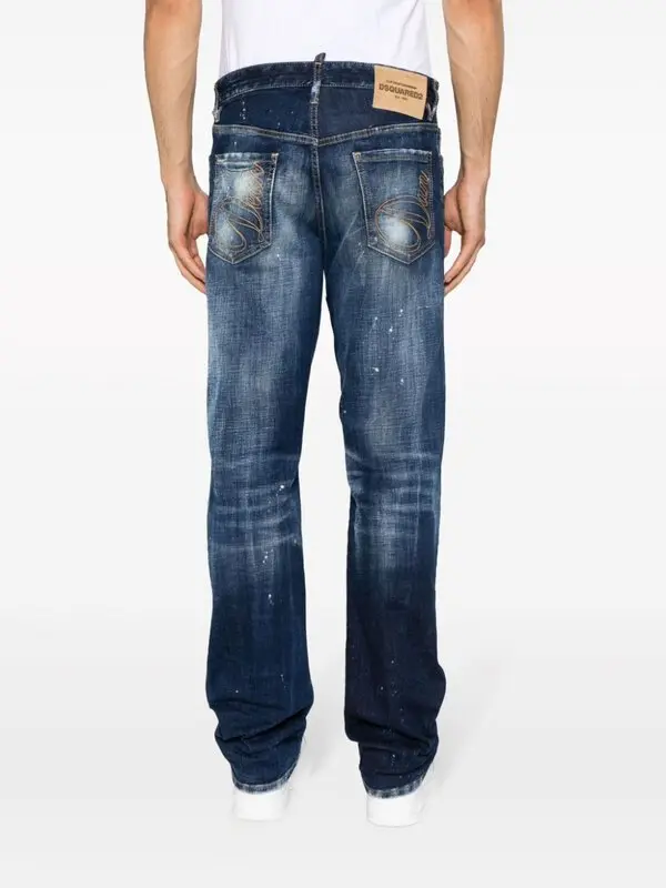 Dsquared2 Mid-rise Straight-leg Jeans