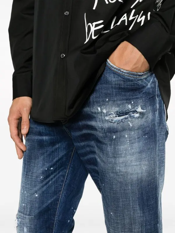 Dsquared2 Mid-rise Straight-leg Jeans