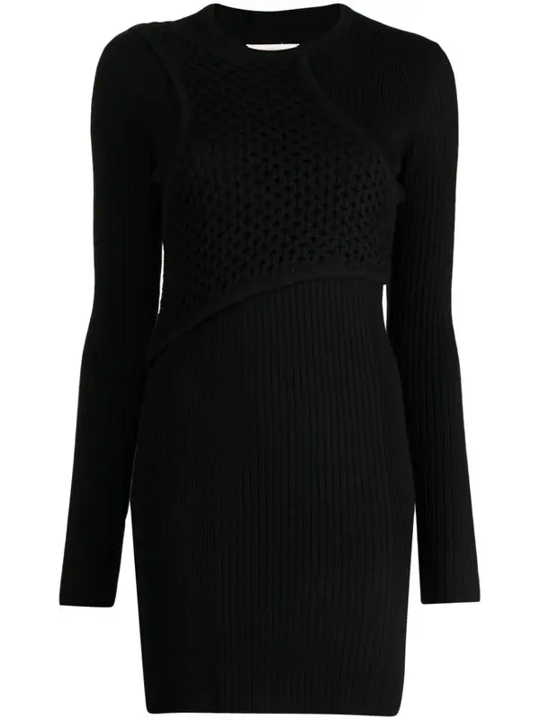 FENG CHEN WANG Long-sleeve Minidress