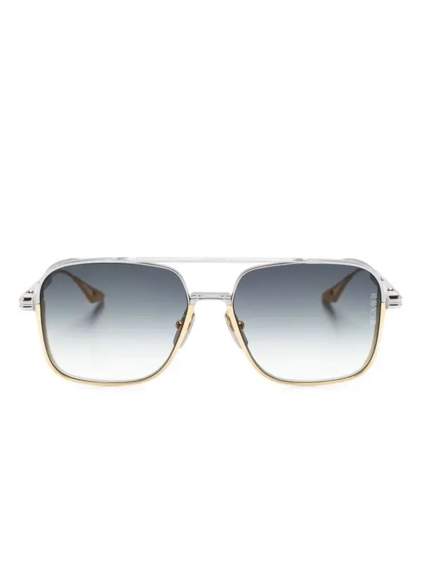 Dita Square-frame Sunglasses - Gold