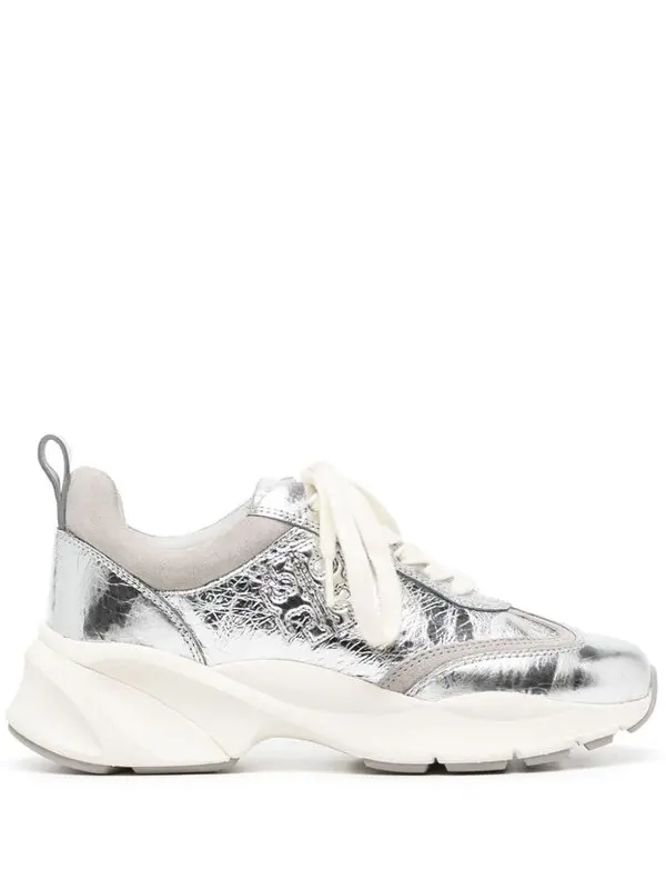 Tory Burch Good Luck Metallic-effect Sneakers