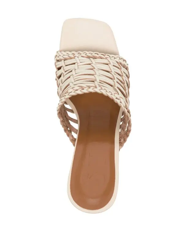 Staud Blair Woven Wedge Sandals