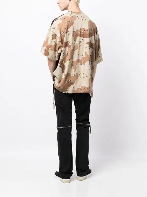 MASTERMIND WORLD Camouflage-print Wool T-shirt