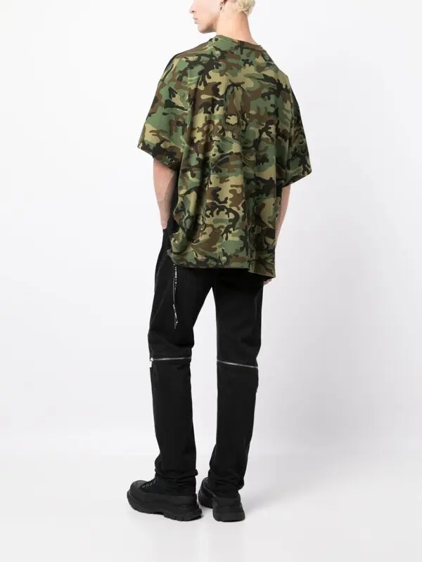 MASTERMIND WORLD Panelled Wool T-shirt