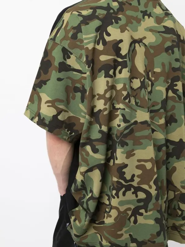 MASTERMIND WORLD Panelled Wool T-shirt