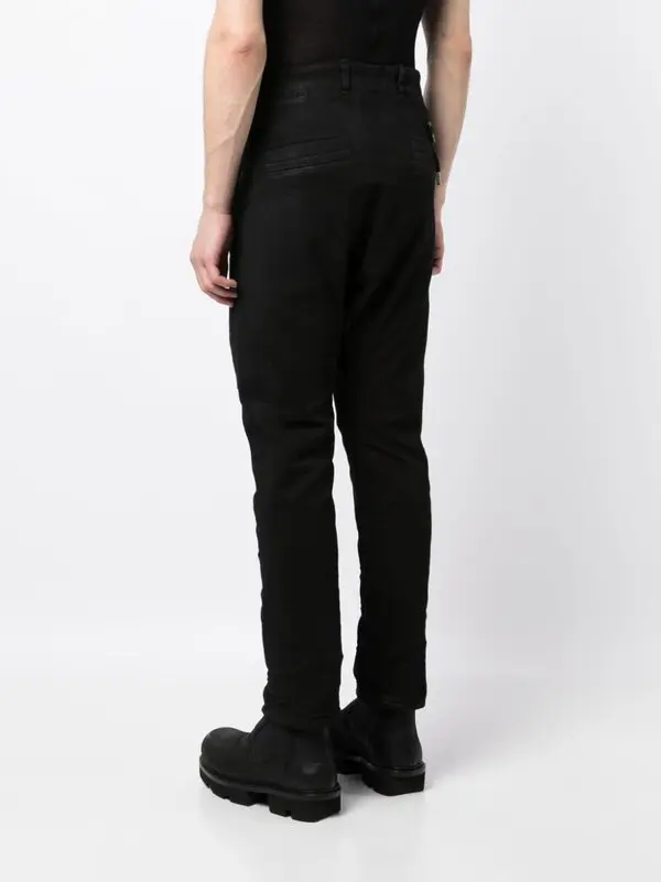 Boris Bidjan Saberi Faded Slim-cut Jeans - Black