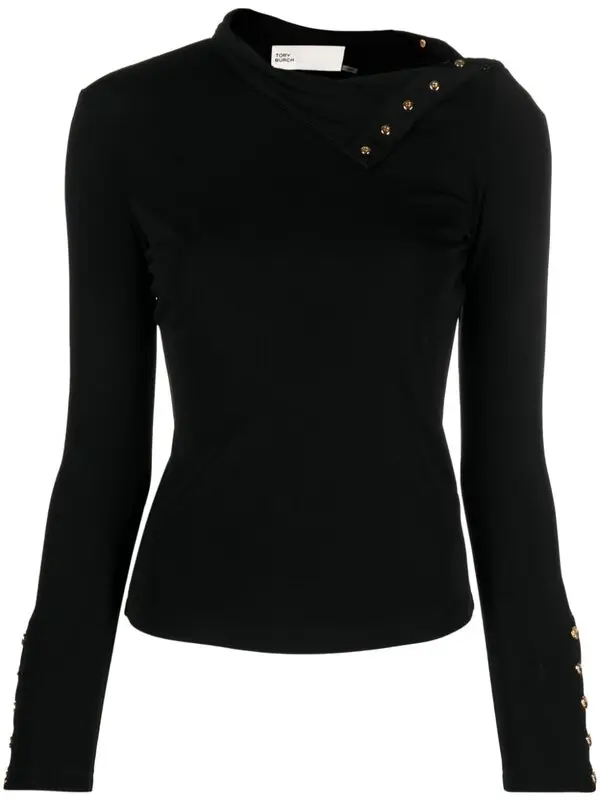 Tory Burch High-neck Jersey Top