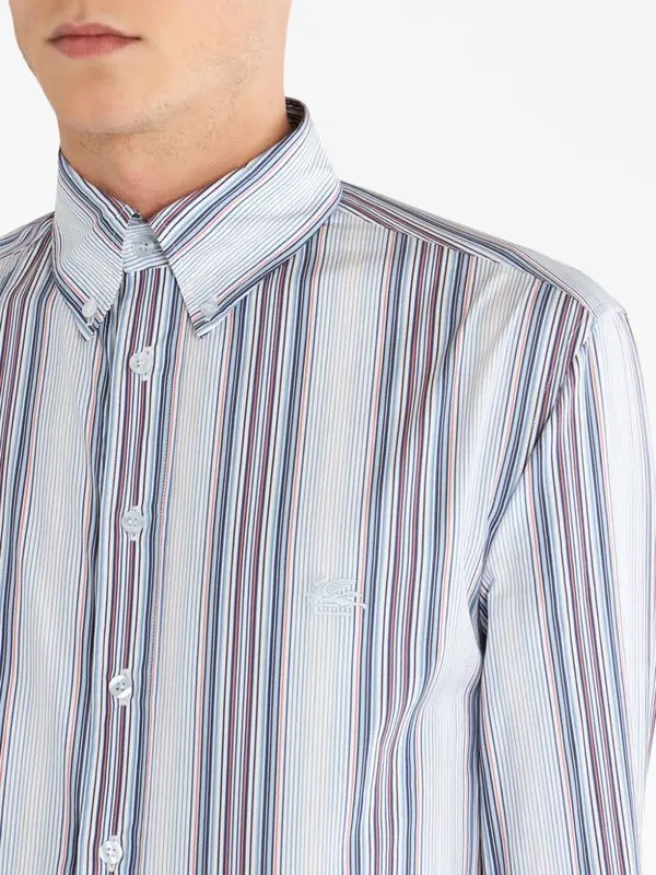 Etro Stripe-pattern Cotton Shirt - White
