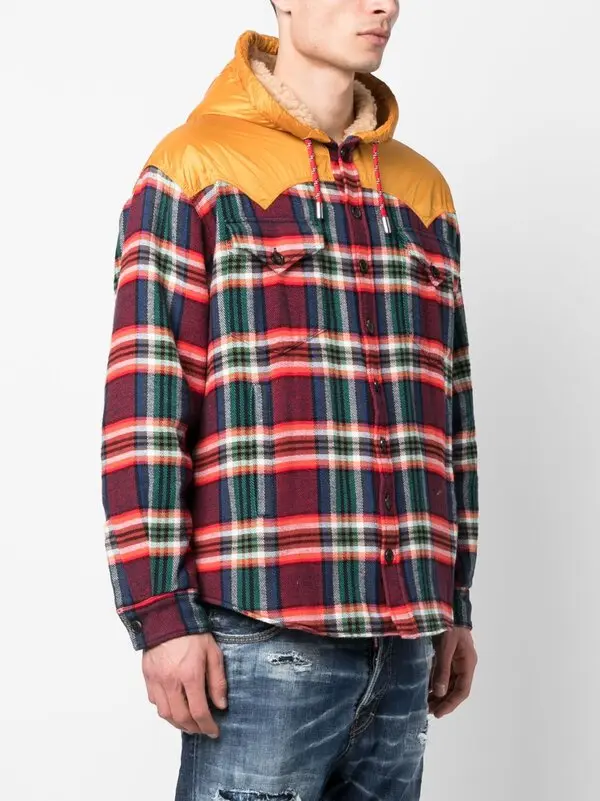 Dsquared2 Check-pattern Hooded Jacket