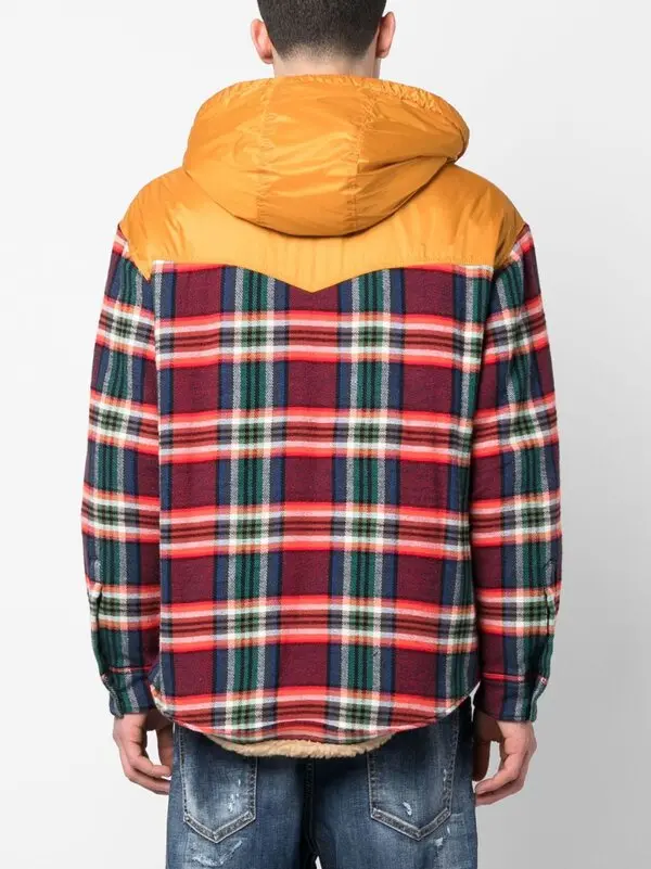 Dsquared2 Check-pattern Hooded Jacket