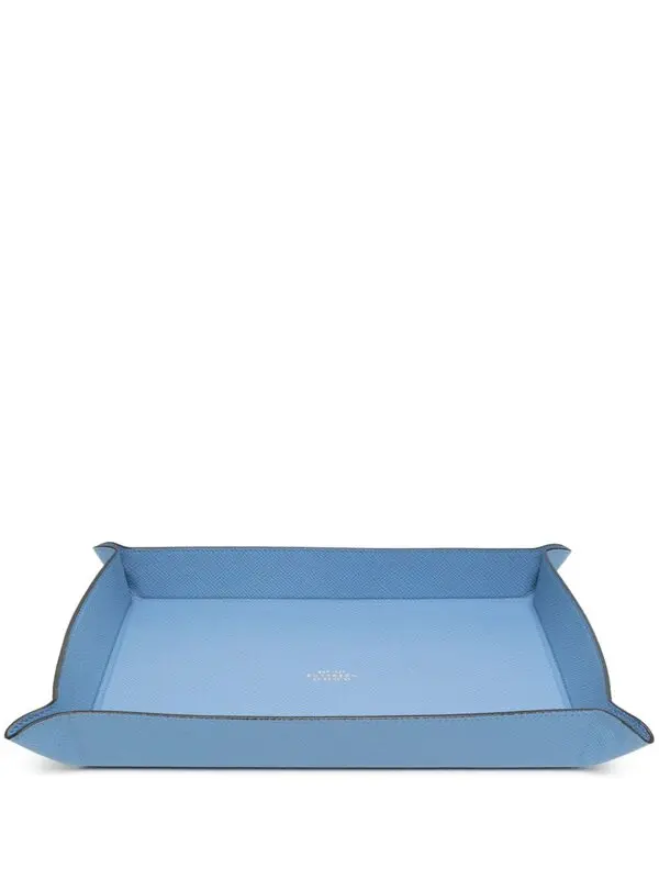 Smythson Large Rectangular Leather Tray