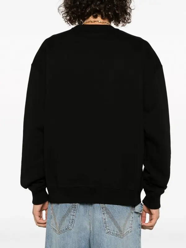 Versace Cotton Sweatshirt With Graphic Print