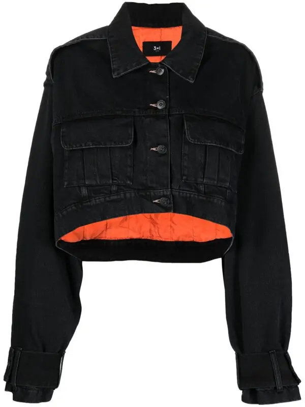 3x1 Cropped Denim Jacket