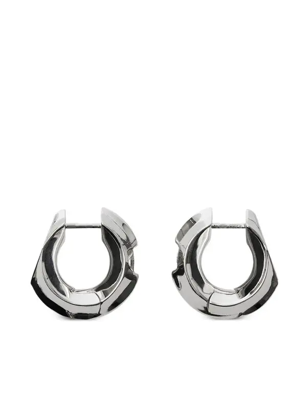 Burberry Two-tone Hoop Earrings