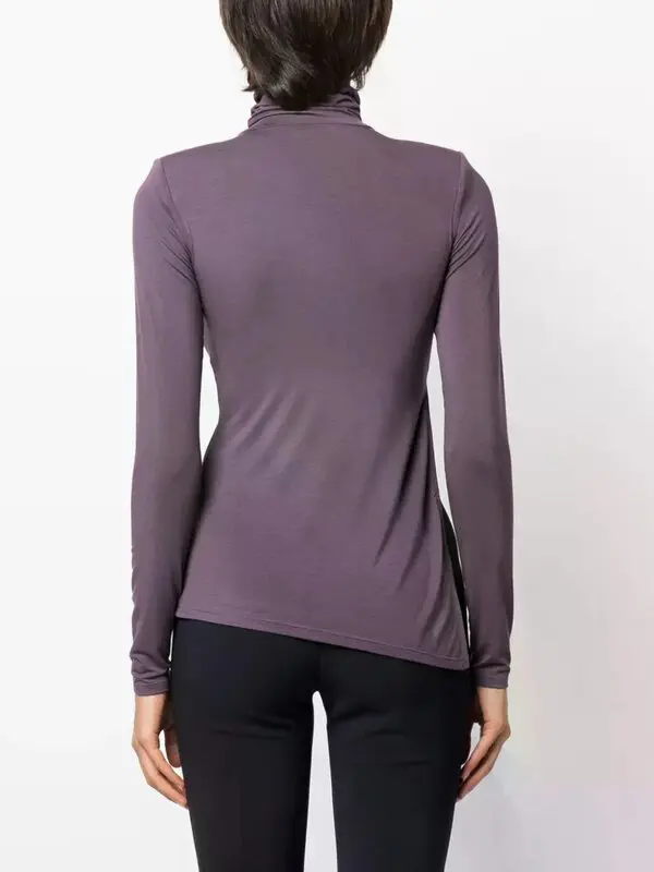 Elisabetta Franchi Roll Neck Long Sleeve Top