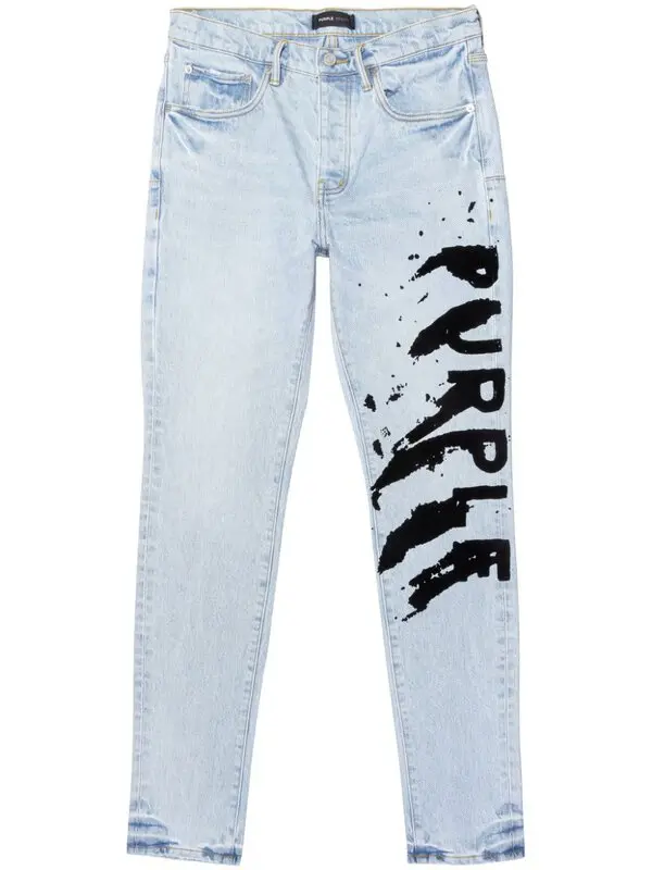 Jeans Skinny Purple Brand Bleu - Taille 34 (longueur 30,5) - Occasion Très Bon état
