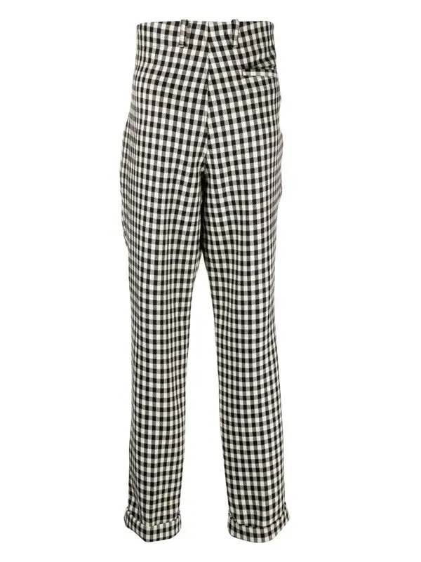 Roberto Cavalli Gingham Tailored Trousers