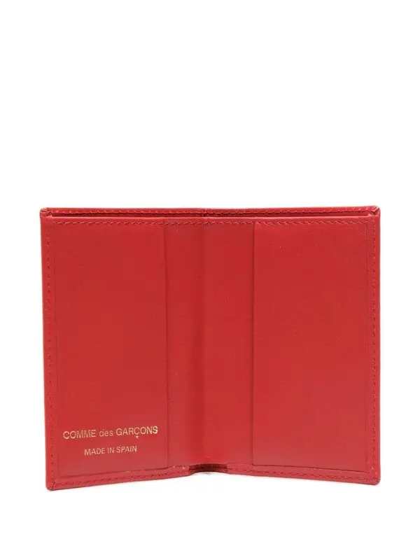 Comme Des Garçons Polka Dot-print Leather Wallet
