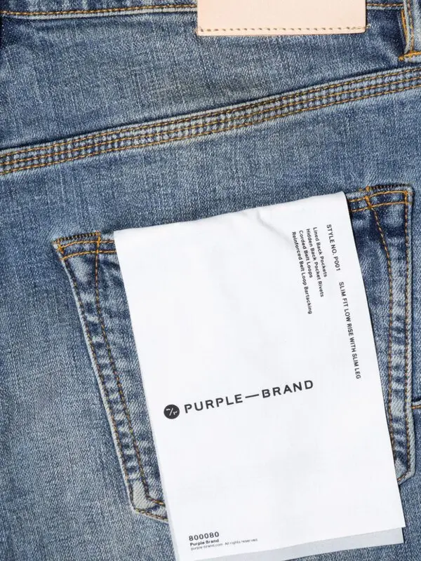 PURPLE BRAND P005 One Year Slim Jeans - Blue