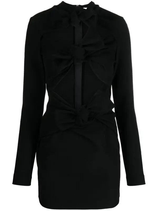 MSGM Knot-detail Cut-out Minidress