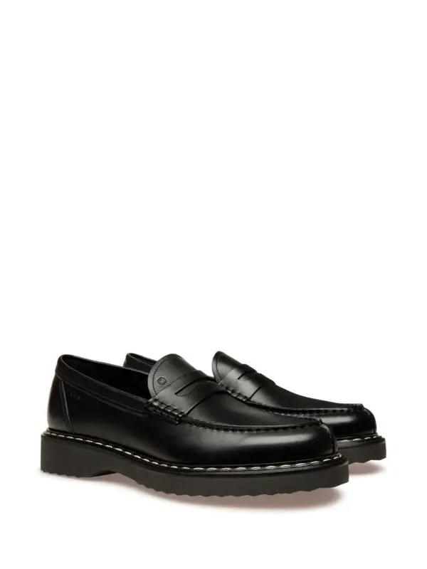Bally Necko Leather Penny Loafers