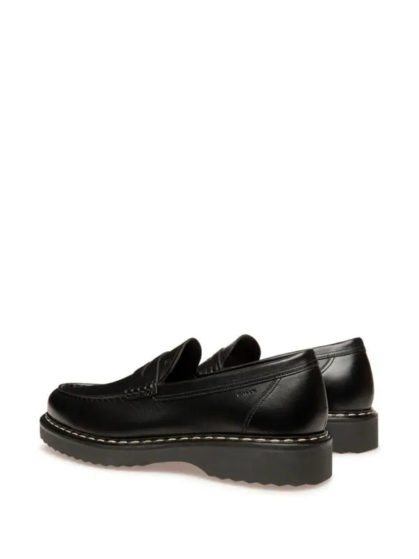 Bally Necko Leather Penny Loafers