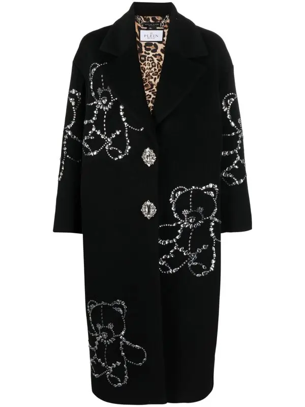 Philipp Plein Castoni Teddy Bear Overcoat